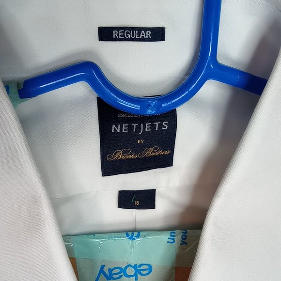 Brooks Brothers | Shirts | Netjets By Brooks Brothers Mens Shirt Size 8 ...